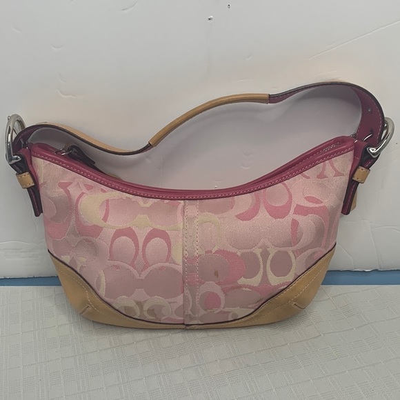 Coach | Bags | Coach Soho Optic Signature Hobo Bag | Poshmark